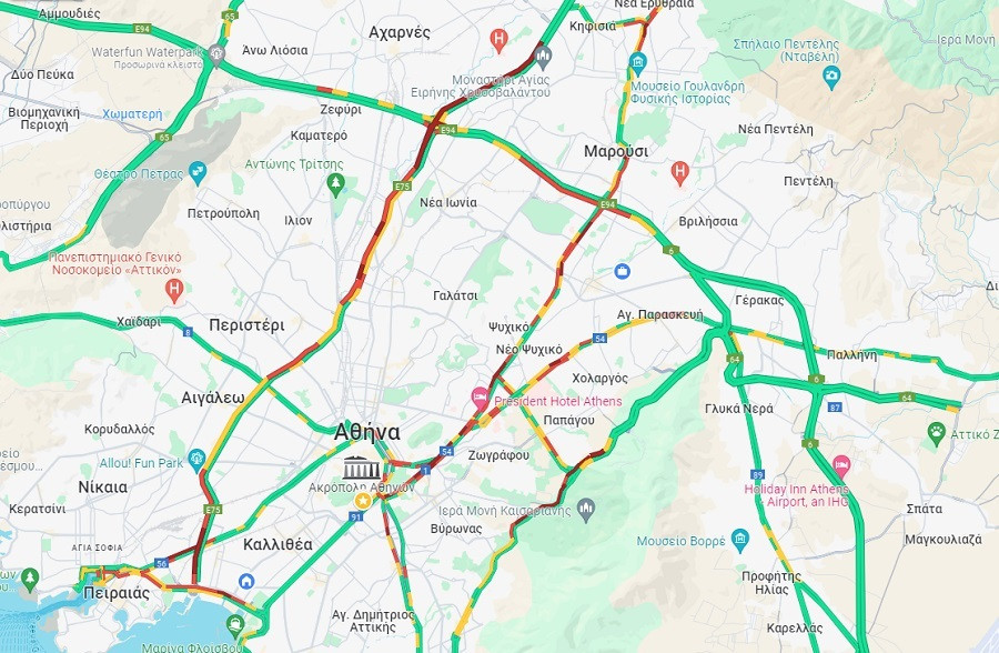 Κίνηση στους δρόμους τώρα: Φωτιά σε όχημα στην Αττική Οδό - Μεγάλες ...