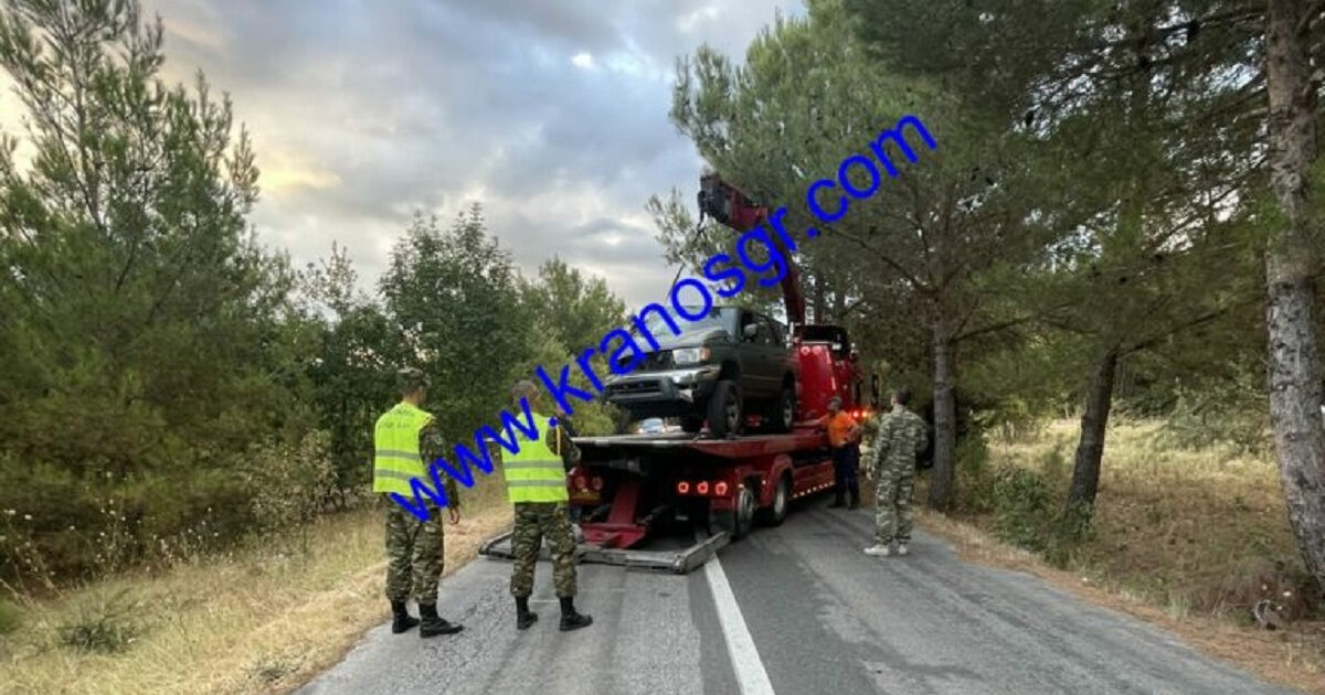 Τροχαίο με στρατιωτικό τζιπ - Ένας τραυματίας