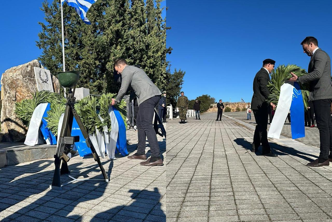 Στεφάνι στον Γοργοπόταμο κατέθεσε ο Στέφανος Κασσελάκης - «Η εθνική ...